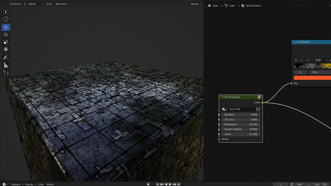 ArtStation - Sci-fi Tile procedural Texture For Blender Texture | Resources