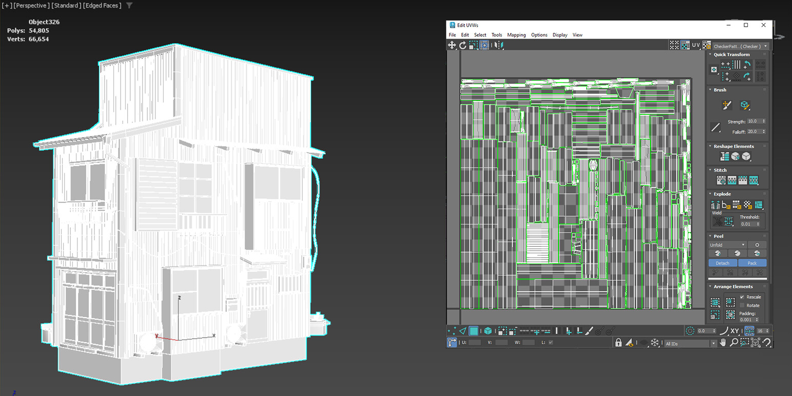 ArtStation - Japanese Game Ready Building v.1 | Game Assets