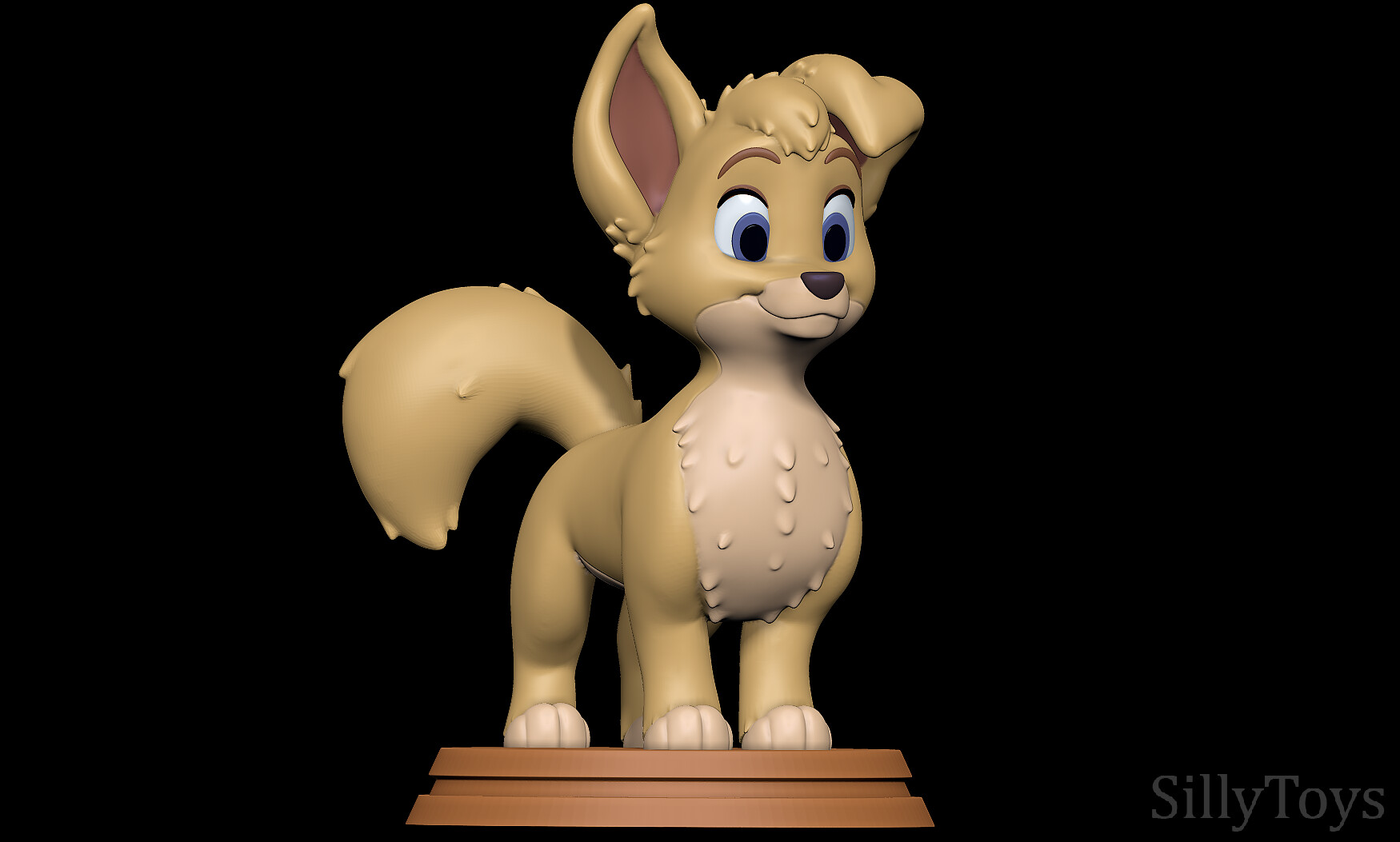 ArtStation - Angel - Lady and the Tramp 2 3D print model | Resources