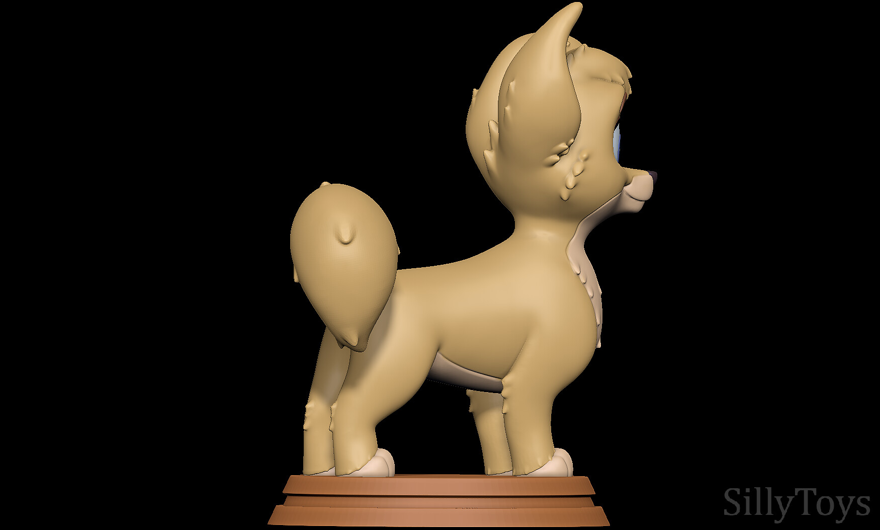 ArtStation - Angel - Lady and the Tramp 2 3D print model | Resources