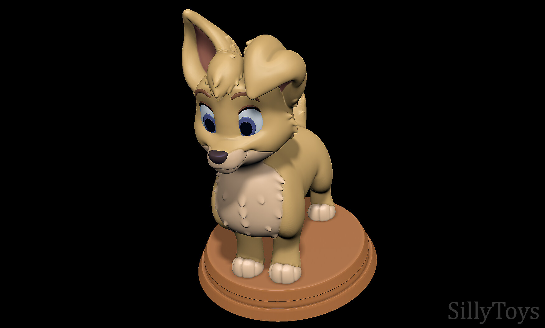 ArtStation - Angel - Lady and the Tramp 2 3D print model | Resources