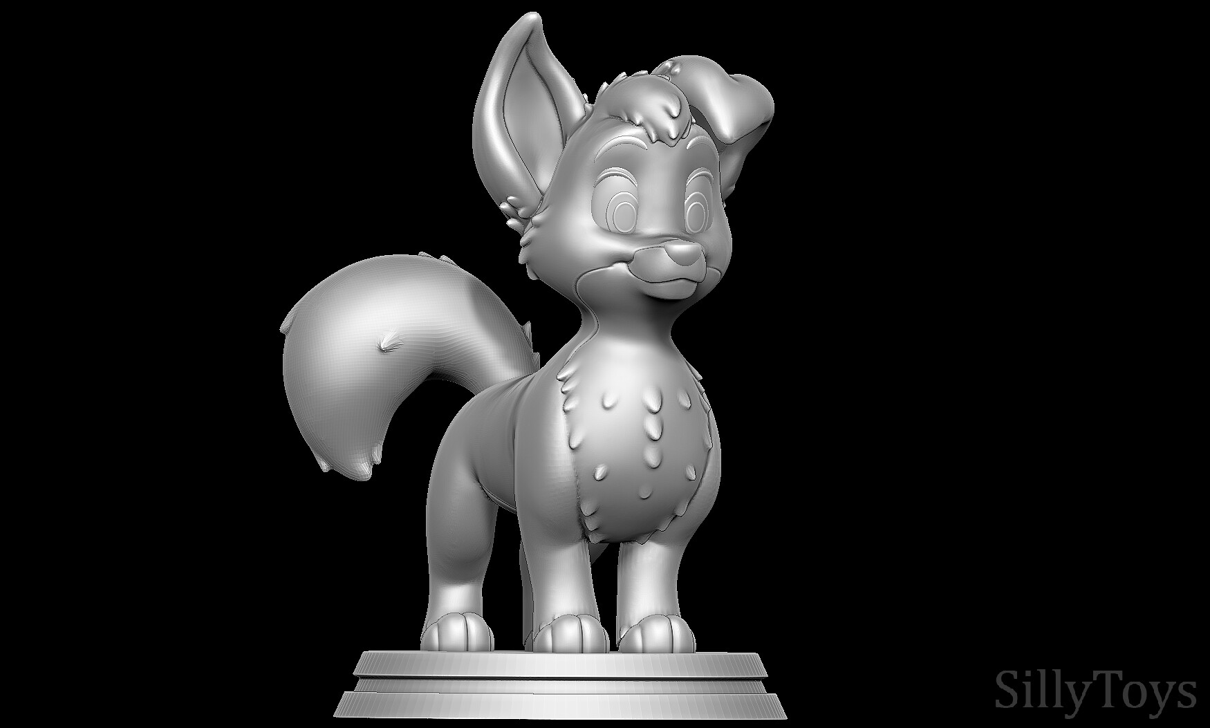 ArtStation - Angel - Lady and the Tramp 2 3D print model | Resources