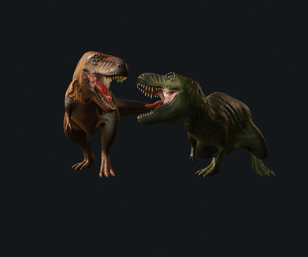 ArtStation - T-Rex Game asset (Rigged) | Game Assets