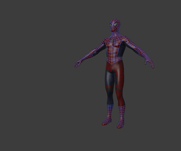 ArtStation - SPIDER MAN GAME READY 3D MODEL | Game Assets