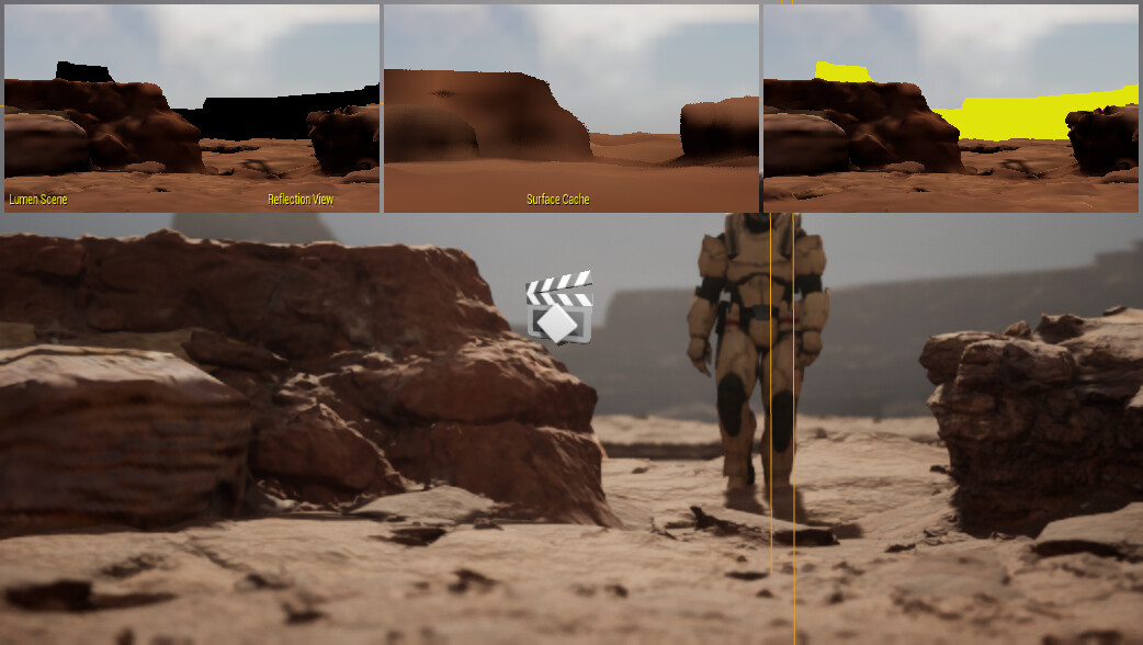 ArtStation - Cinematic Mars Scene animated 3D model | Game Assets