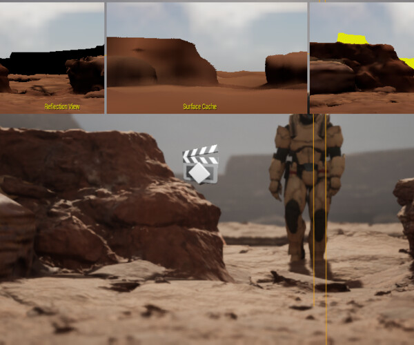 ArtStation - Cinematic Mars Scene animated 3D model | Game Assets