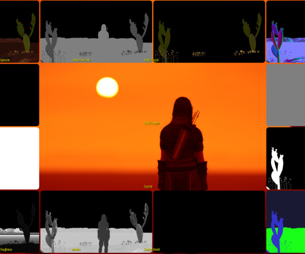 ArtStation - Desert Scene Animation Unreal engine 5 | Resources