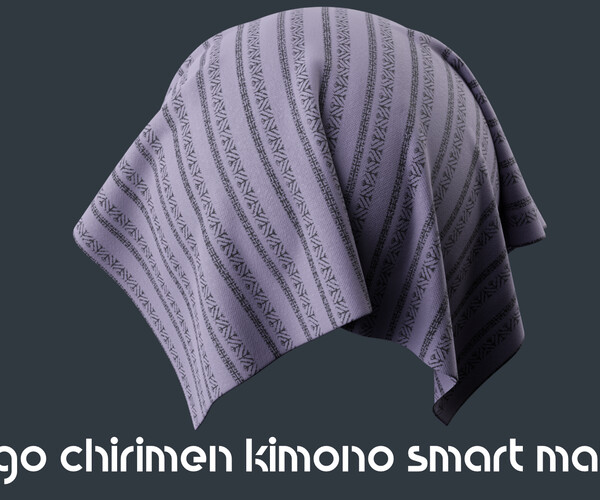 ArtStation - Tango Chirimen Kimono Fabrics Smart Materials Collection ...