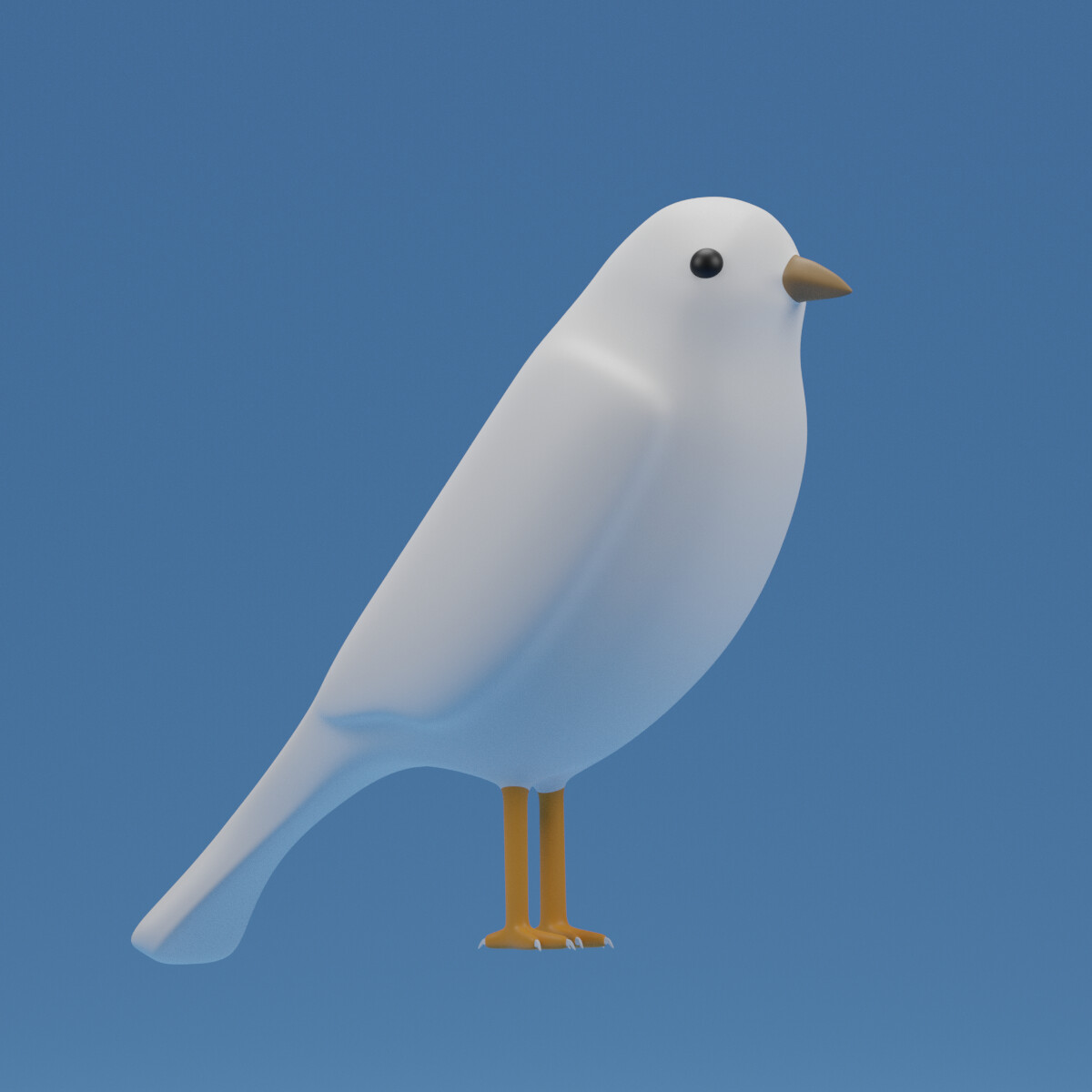 ArtStation - Cartoon Cute Bird Sparrow 3D model | Resources