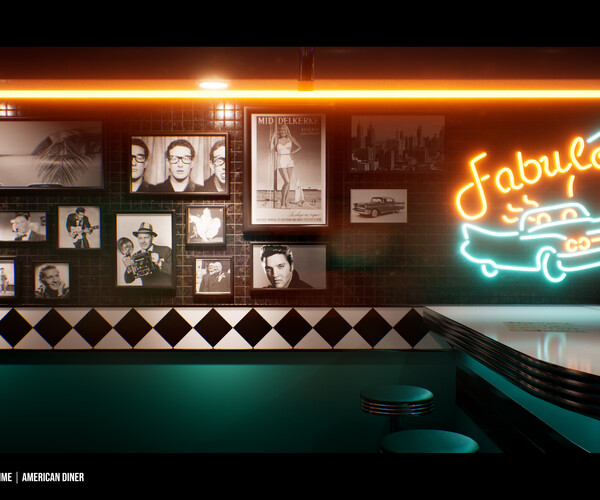 ArtStation - Classic Neon Signs: Unreal Engine | Game Assets