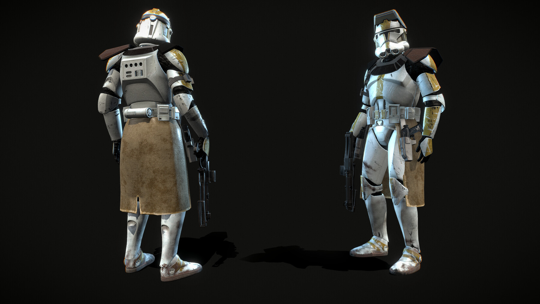ArtStation - Clone Trooper Phase 2 327th star corps | Resources