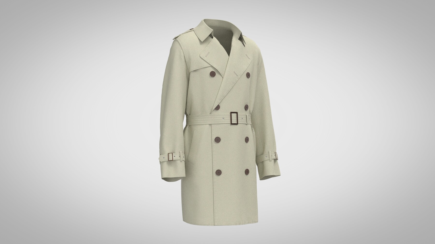 ArtStation - Trench Coat 2, Marvelousdesigner, Clo3D +fbx, obj | Resources