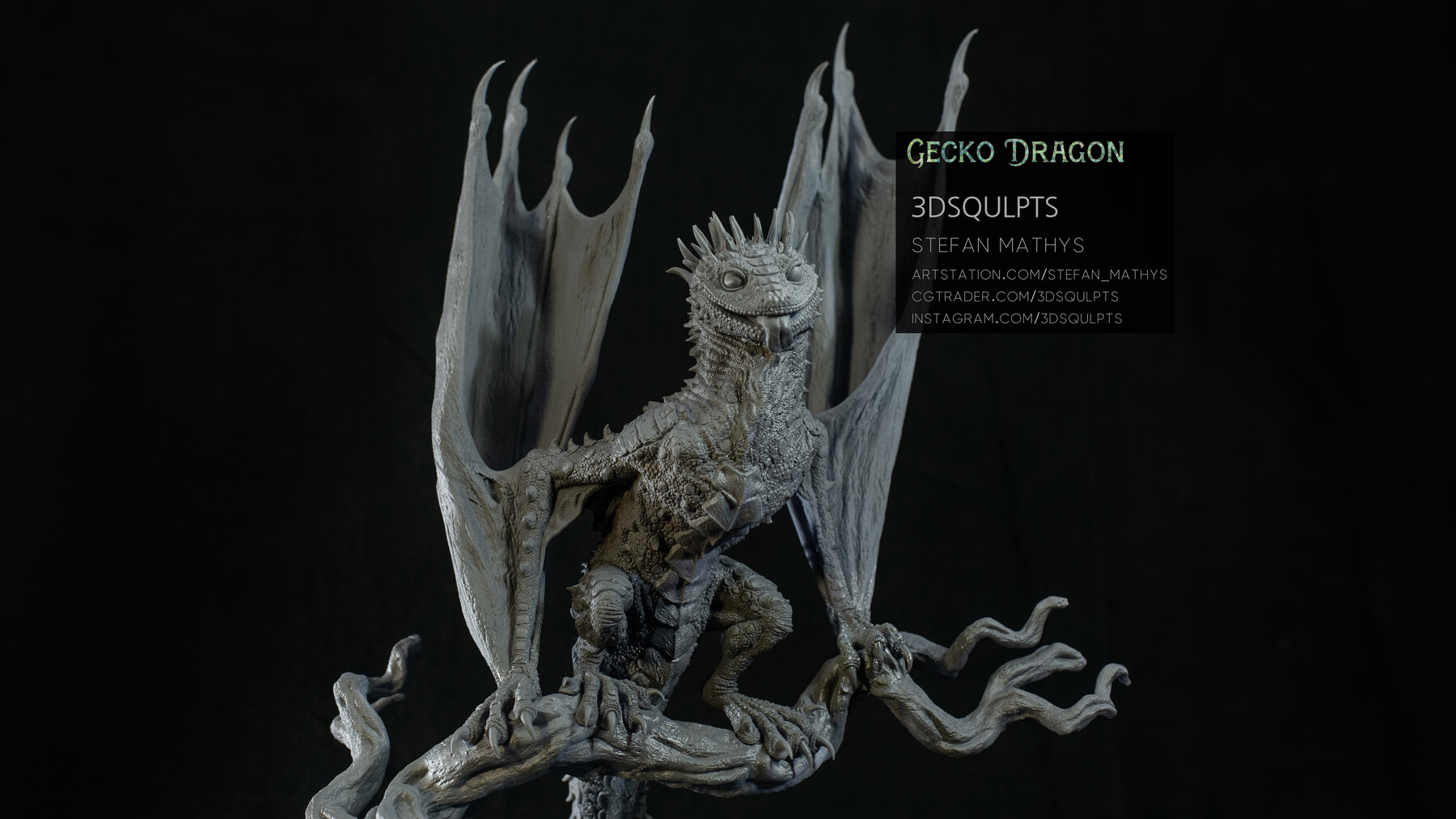 ArtStation - Gecko Dragon for 3D Printing | Resources