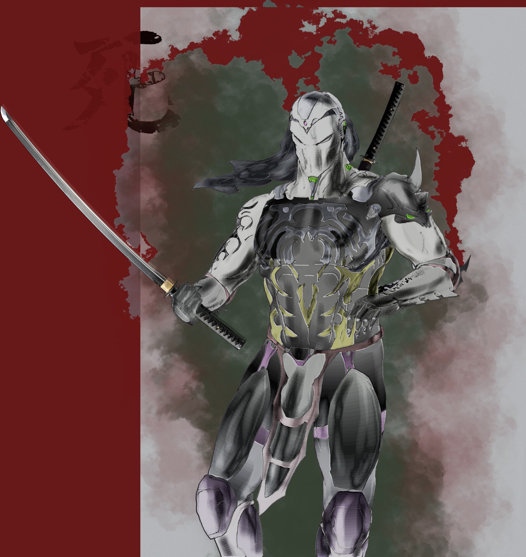 ArtStation - Dark- Samurai | Artworks