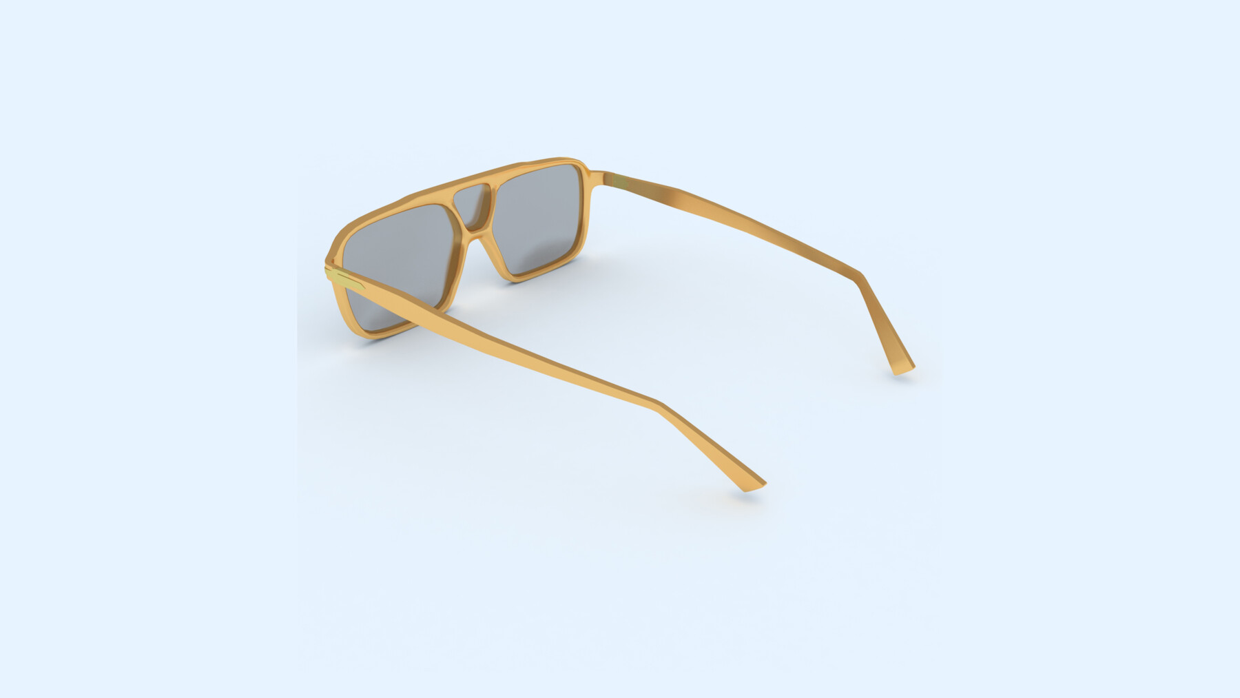ArtStation - Sun Glass with Gold Frame | Resources