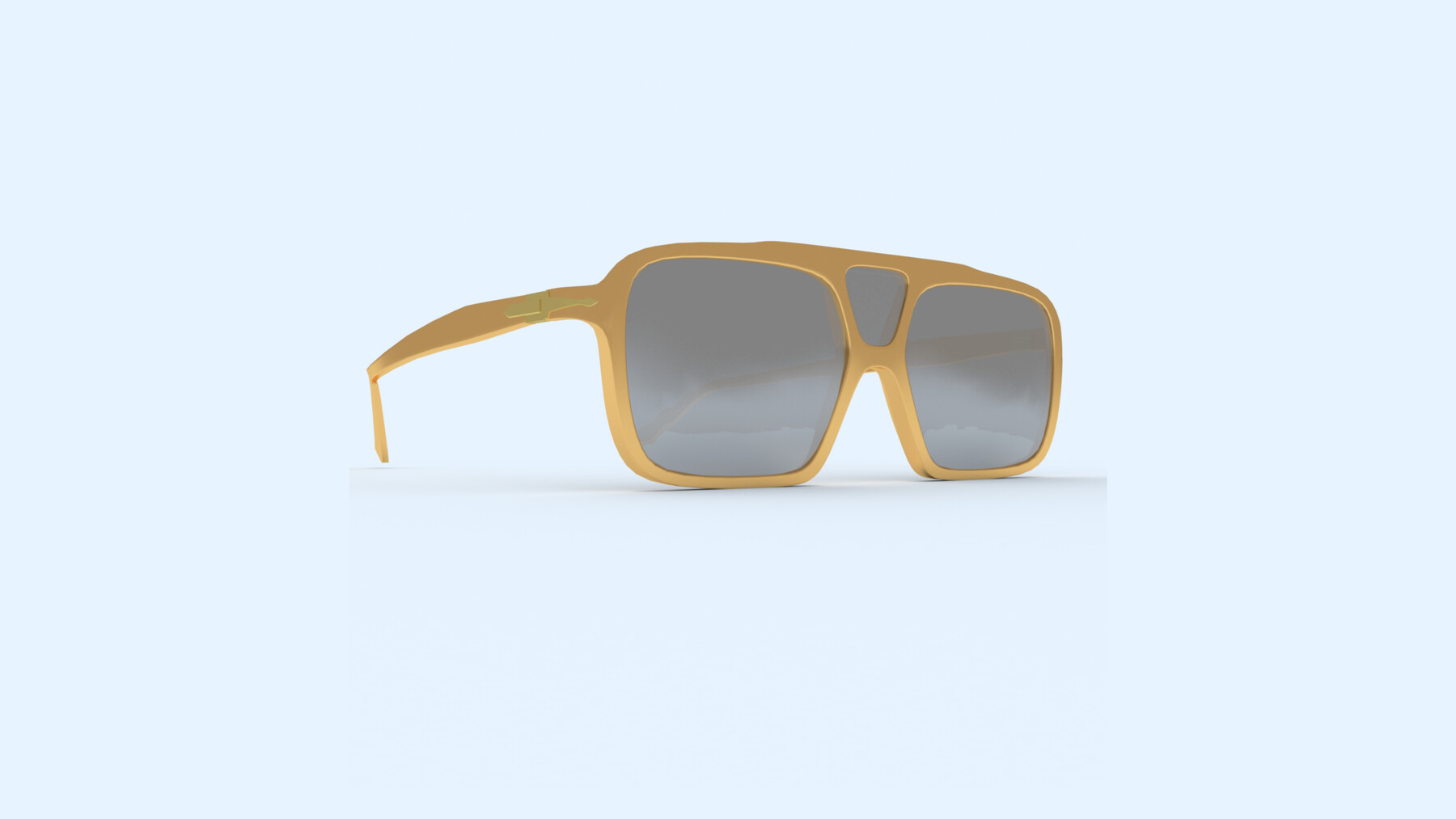 ArtStation - Sun Glass with Gold Frame | Resources