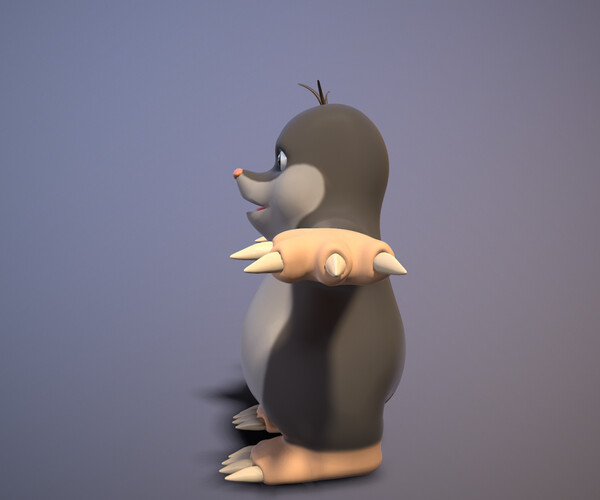 ArtStation - cartoon mole | Game Assets
