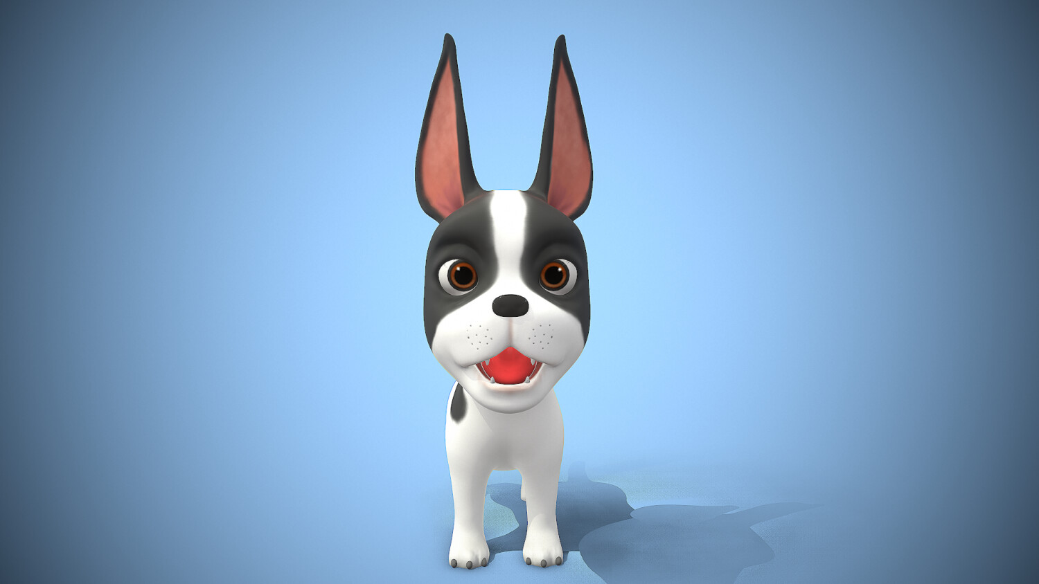 ArtStation - cartoon frenchie puppy | Game Assets
