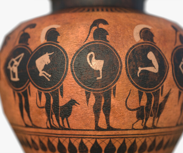 ArtStation - Greek Stamnos Vase | Game Assets