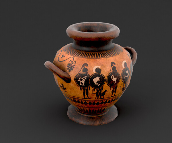 ArtStation - Greek Stamnos Vase | Game Assets