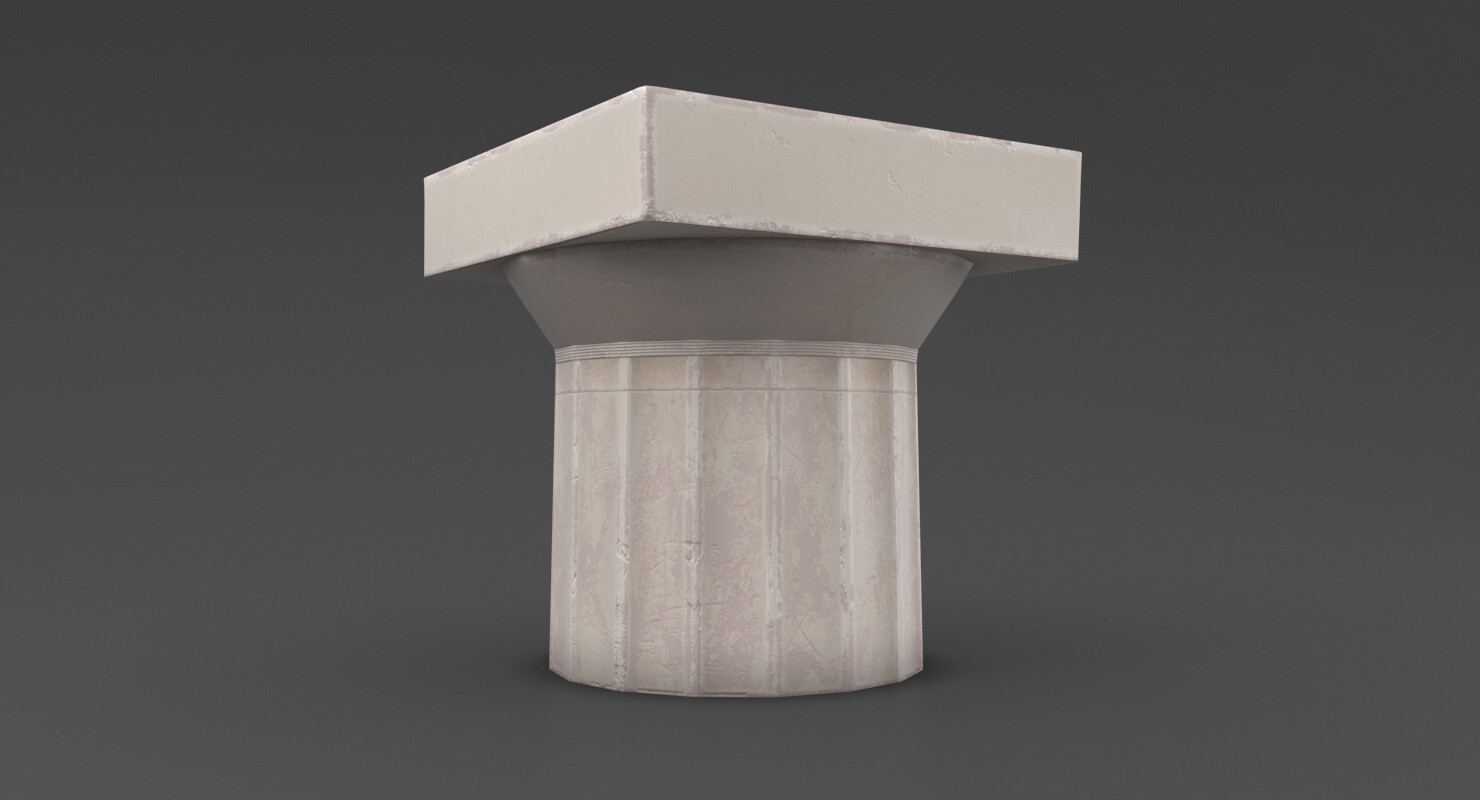 ArtStation - Doric Column Polychromy | Game Assets