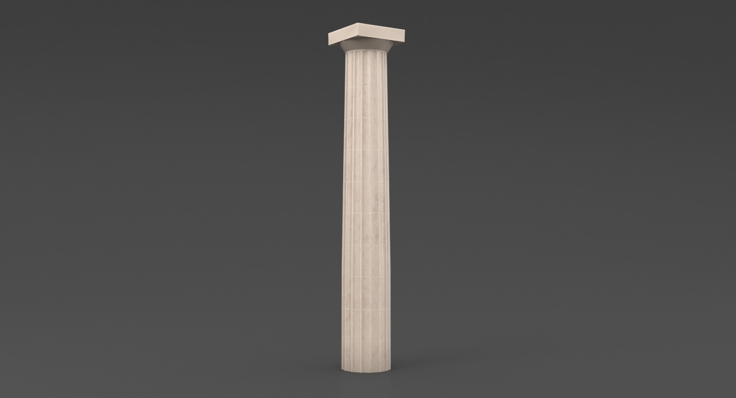 ArtStation - Doric Column Polychromy | Game Assets