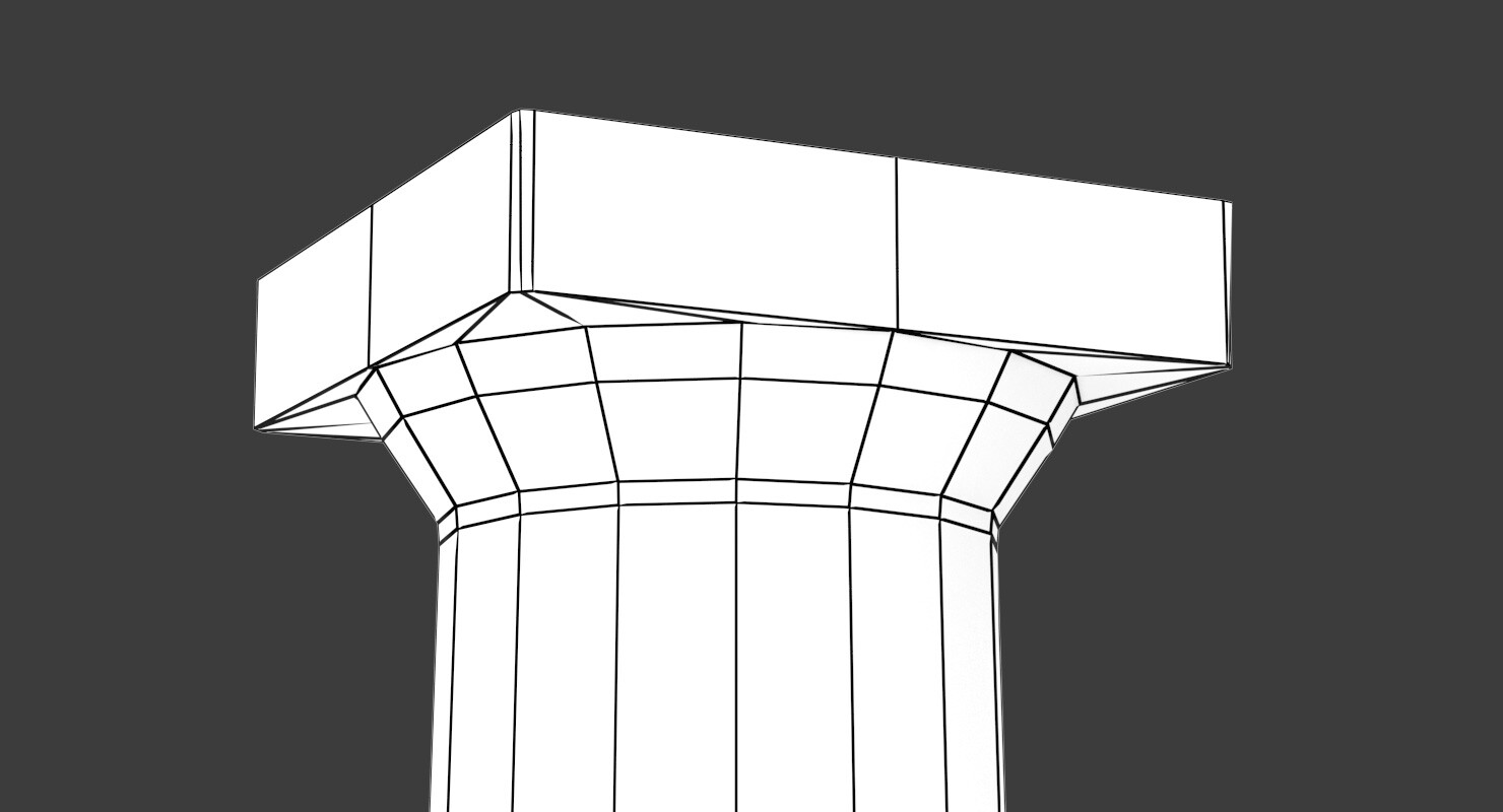 ArtStation - Doric Column Polychromy | Game Assets