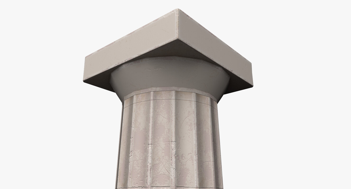ArtStation - Doric Column Polychromy | Game Assets