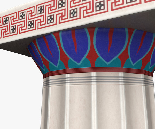 ArtStation - Doric Column Polychromy | Game Assets