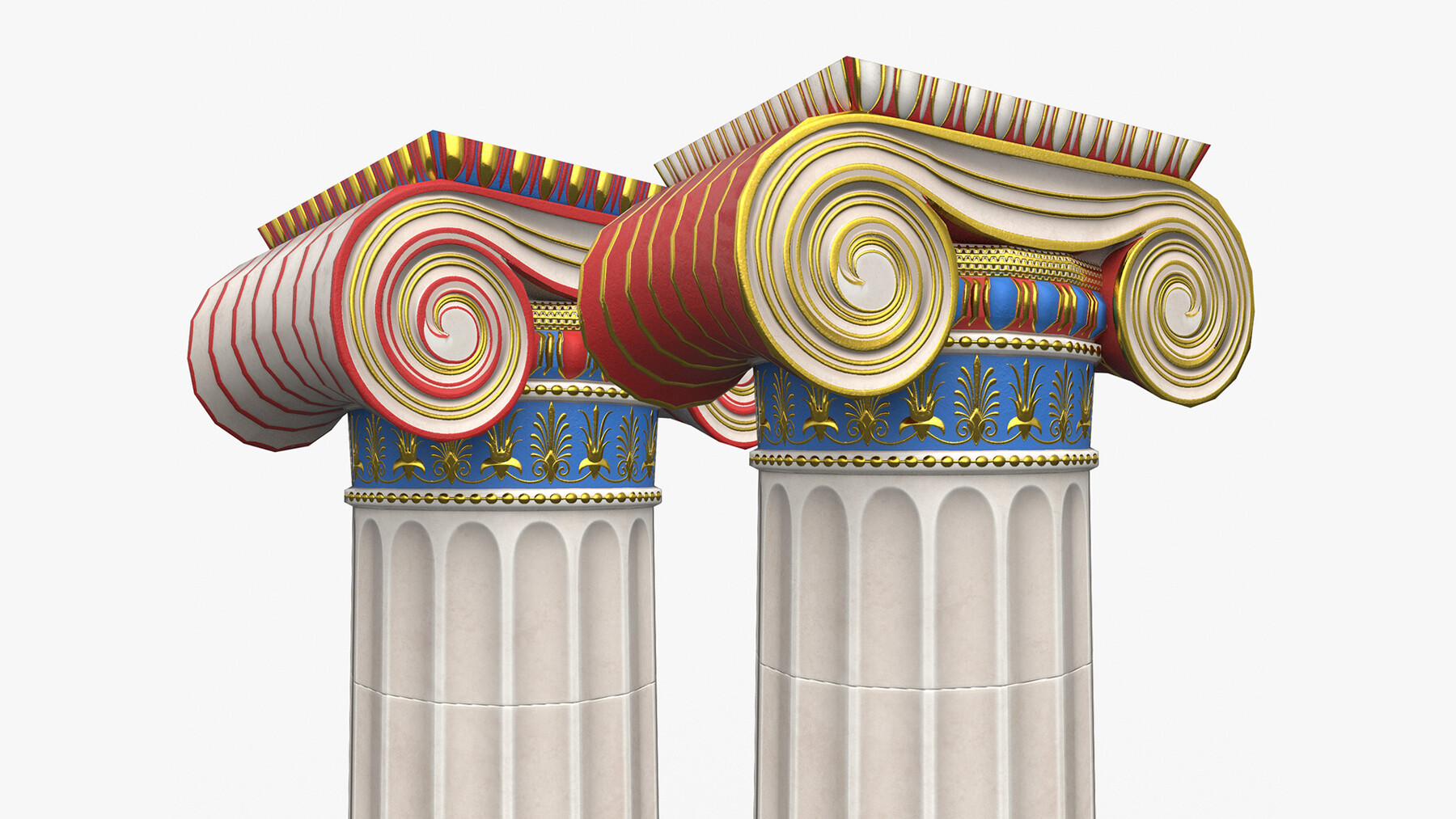 ArtStation - Ionic Column Polychromy | Game Assets
