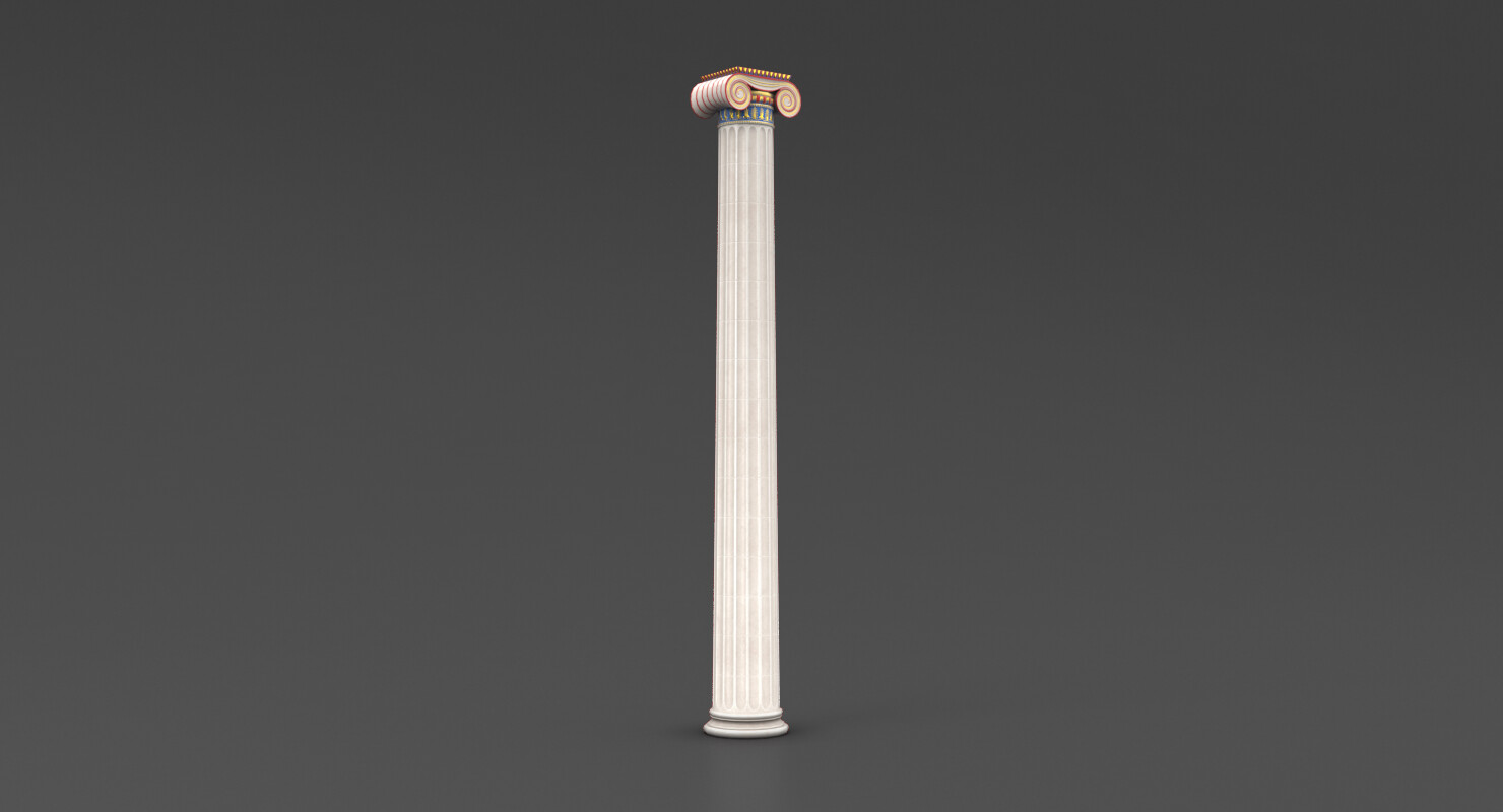 ArtStation - Ionic Column Polychromy | Game Assets