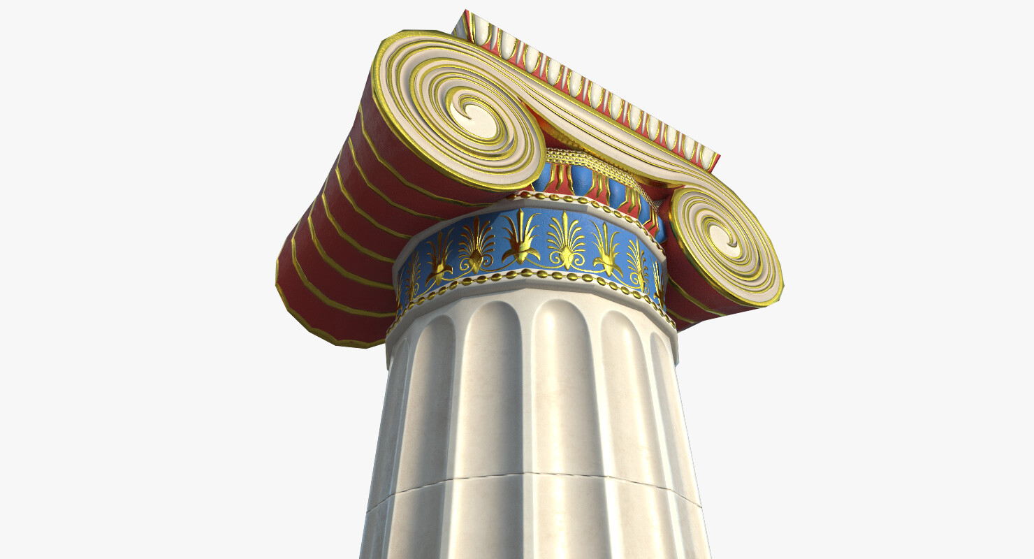 ArtStation - Ionic Column Polychromy | Game Assets