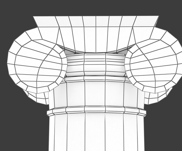 ArtStation - Ionic Column Polychromy | Game Assets