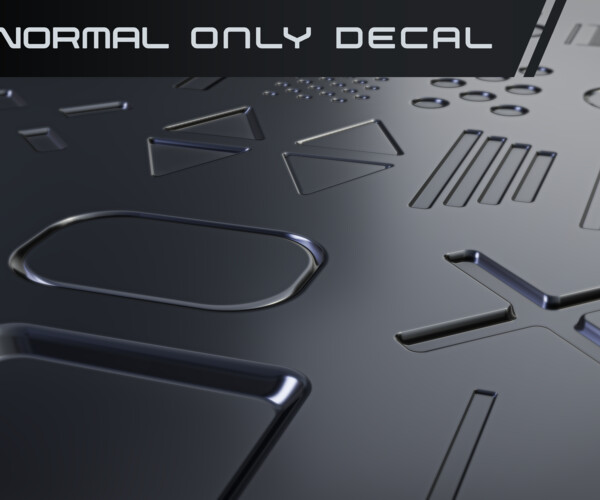 ArtStation - 30 FREE Normal only Decal Pack | Game Assets