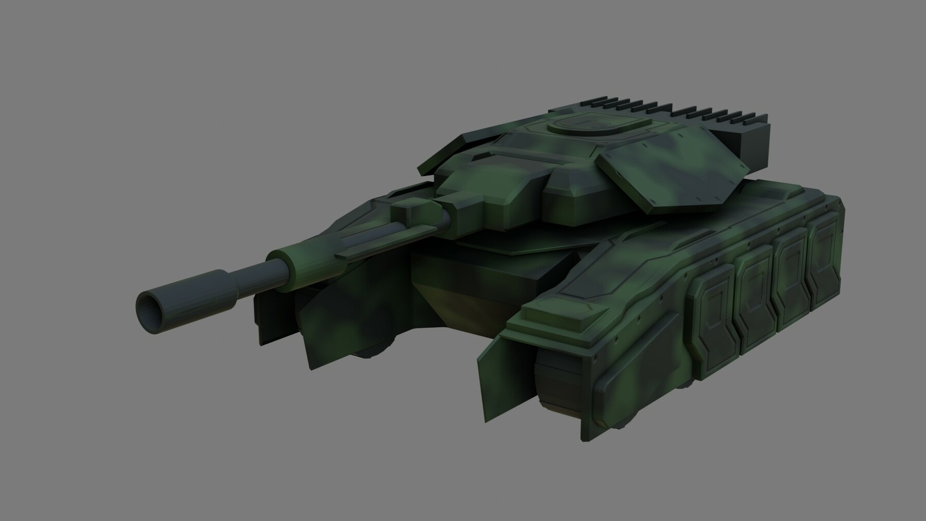 ArtStation - Sci-Fi Military Tank - Low Poly - Game Ready - PBR | Game ...
