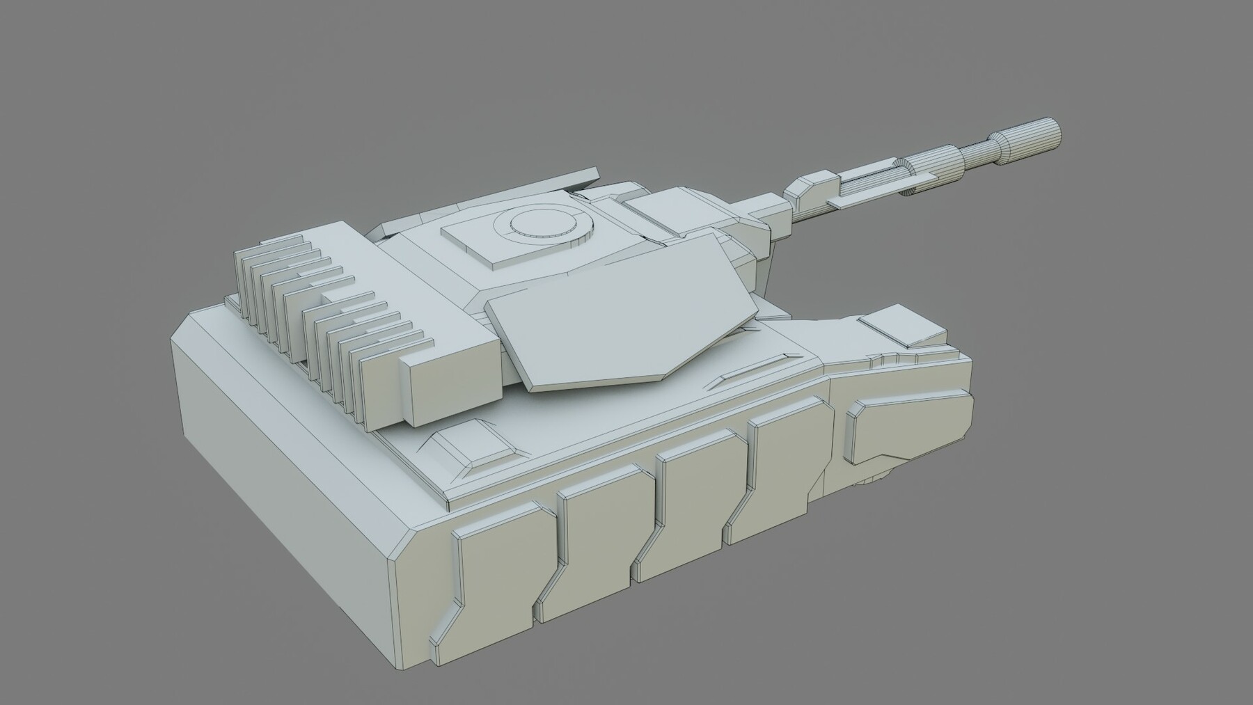 ArtStation - Sci-Fi Military Tank - Low Poly - Game Ready - PBR | Game ...