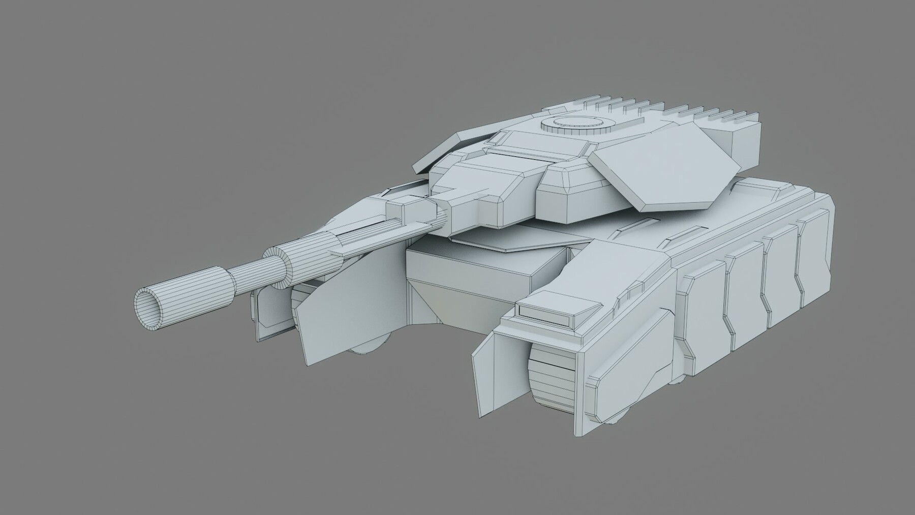 ArtStation - Sci-Fi Military Tank - Low Poly - Game Ready - PBR | Game ...
