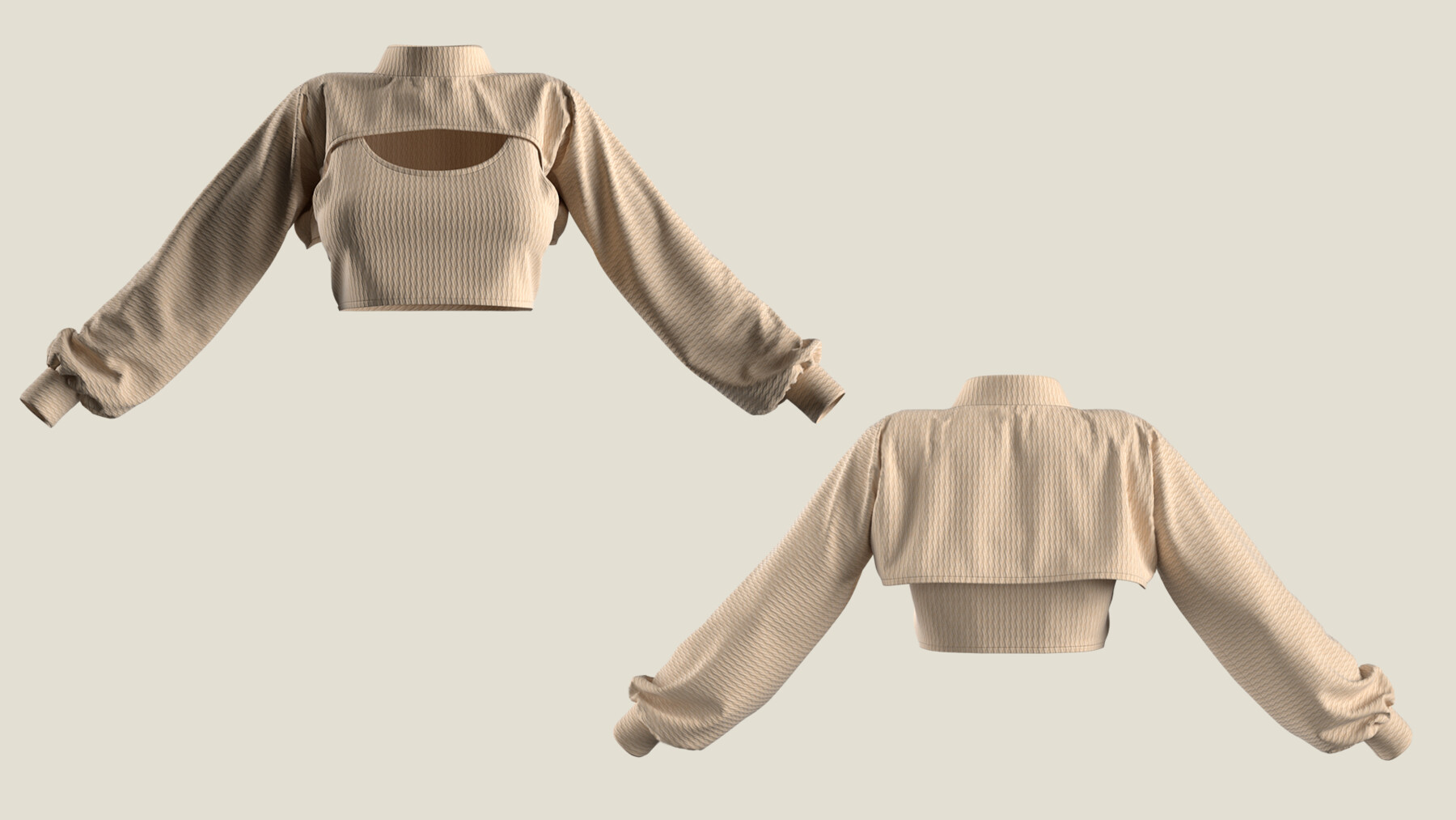 ArtStation - Female Pullovers #1. Marvelous Designer / Clo 3D project ...