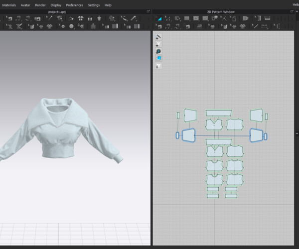ArtStation - Female Pullovers #1. Marvelous Designer / Clo 3D project ...
