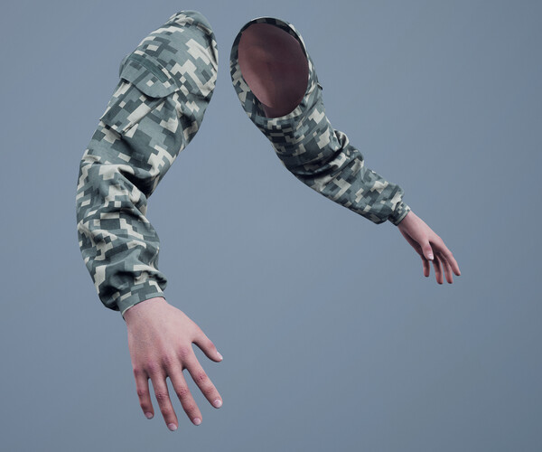 ArtStation - FPS First Person Arms - 04 | Game Assets