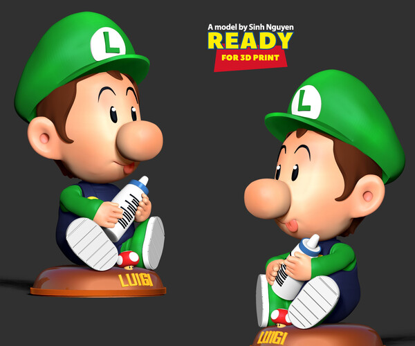 ArtStation - Baby Luigi | Resources