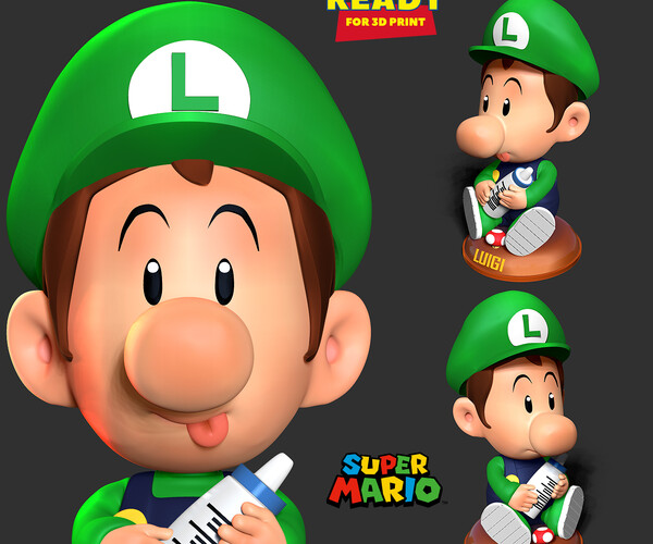 ArtStation - Baby Luigi | Resources