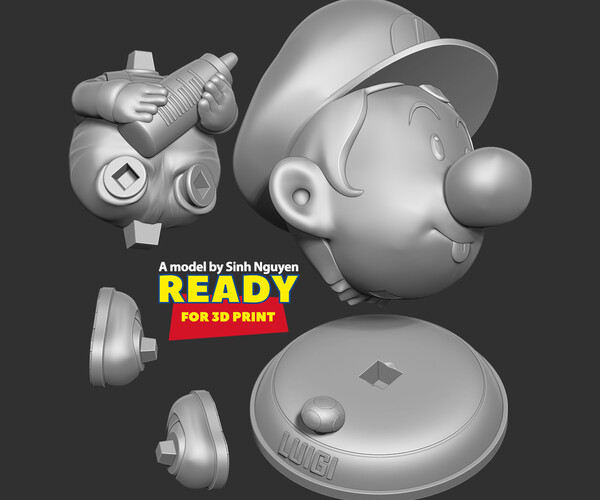 ArtStation - Baby Luigi | Resources