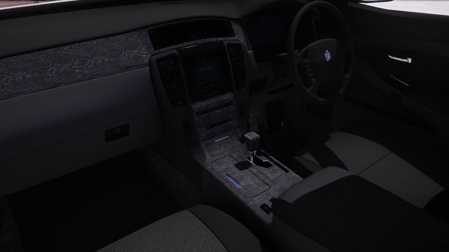 ArtStation - Toyota Crown GRS180 high-detailed model | Game Assets