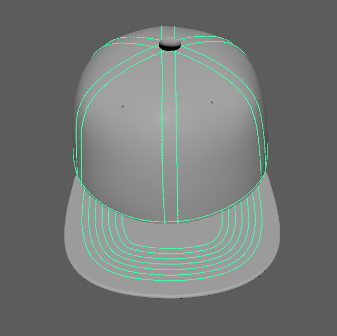 ArtStation - Cap baseball (MD/ Clo3d zprj project + fbx +obj) (.ZPRJ ...