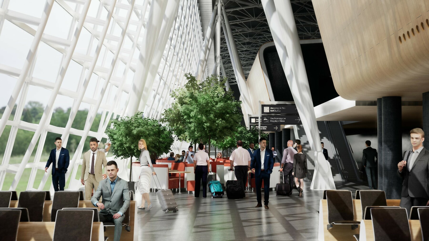 ArtStation - Airport terminal 3 scene file in Unreal engine 5 ...