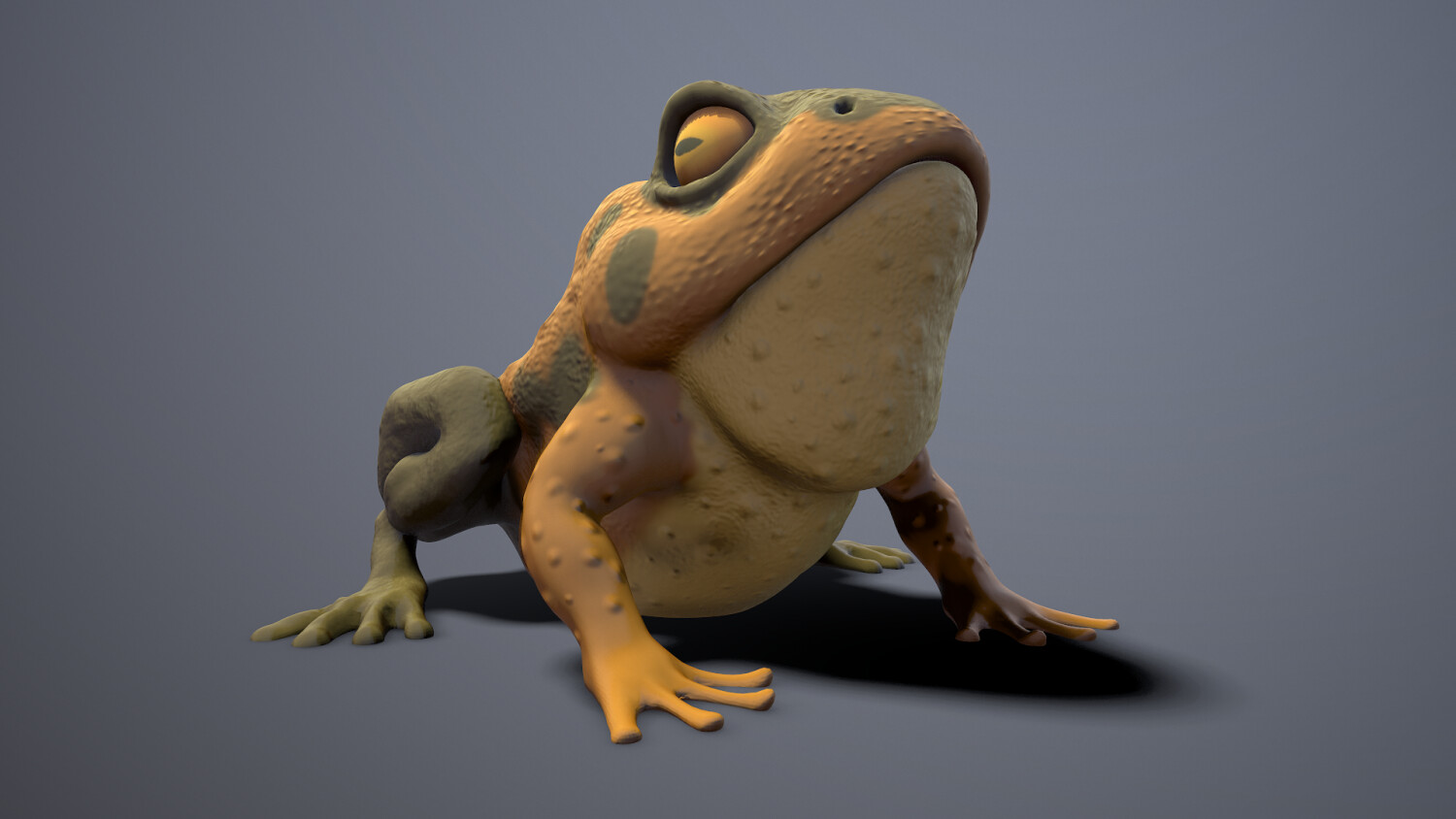 ArtStation - cartoon frog | Game Assets