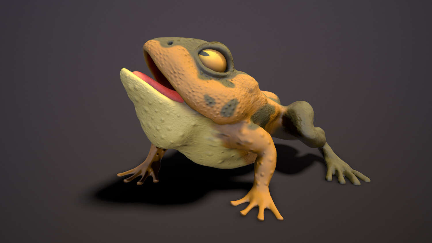 ArtStation - cartoon frog | Game Assets