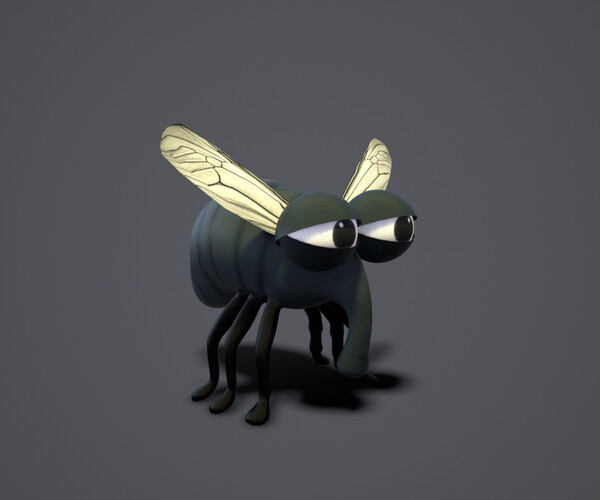ArtStation - cartoon fly | Game Assets