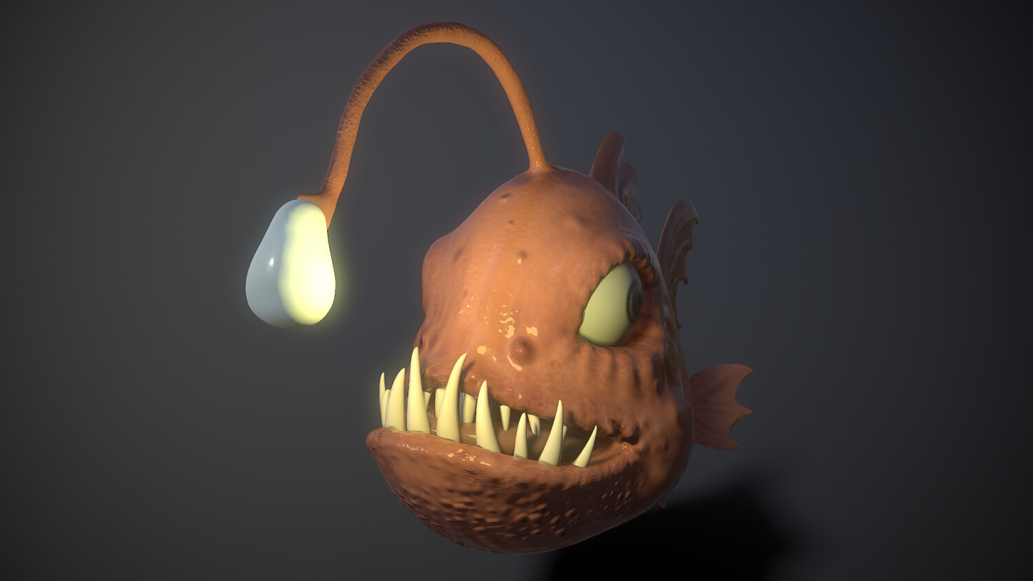 ArtStation - cartoon lamp fish | Game Assets